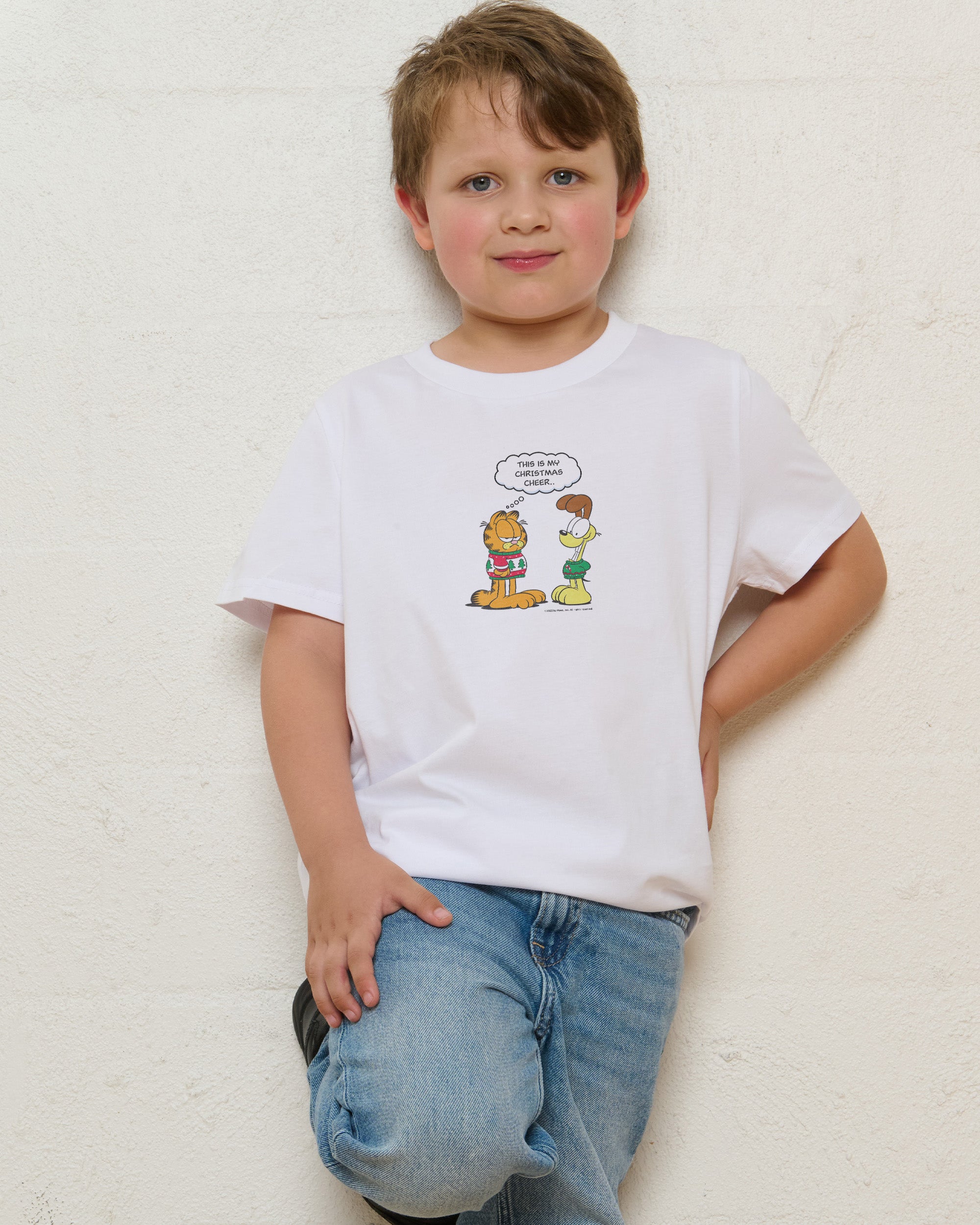 Xmas Cheer Kids T-Shirt | Garfield | Threadheads Australia