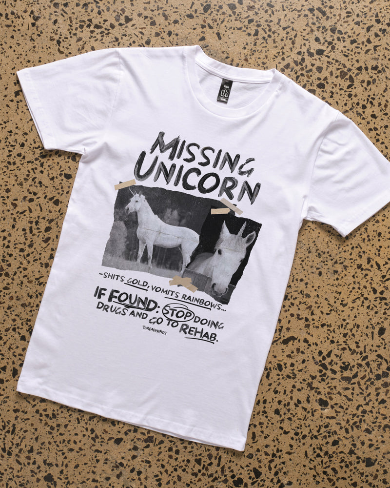 Missing Unicorn T-Shirt | Funny T-Shirt Australia