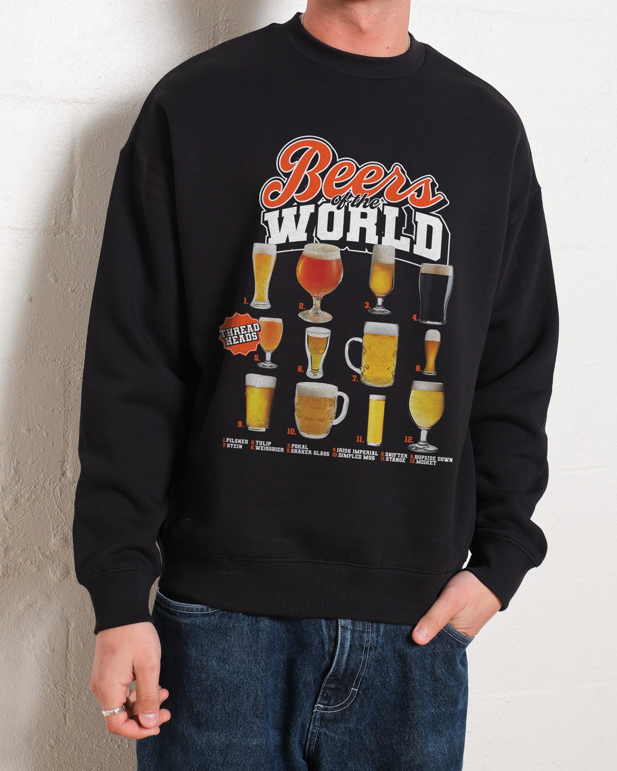 Beers of the World Sweatshirt | Graphic Sweatshirt Australia