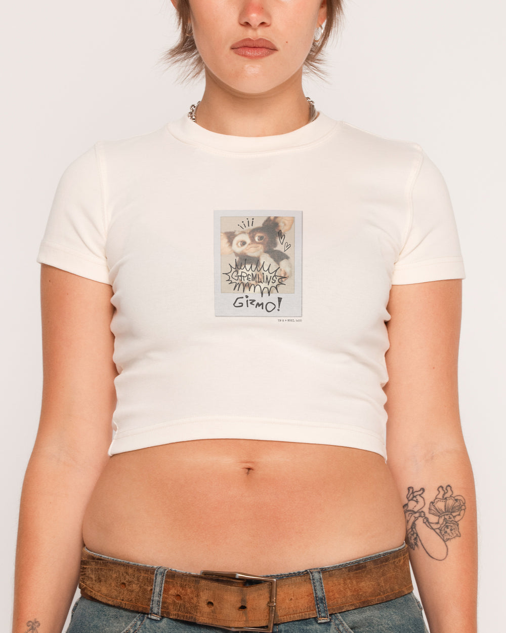 Gizmo Polaroid Baby Tee | Official Gremlins Merch Australia