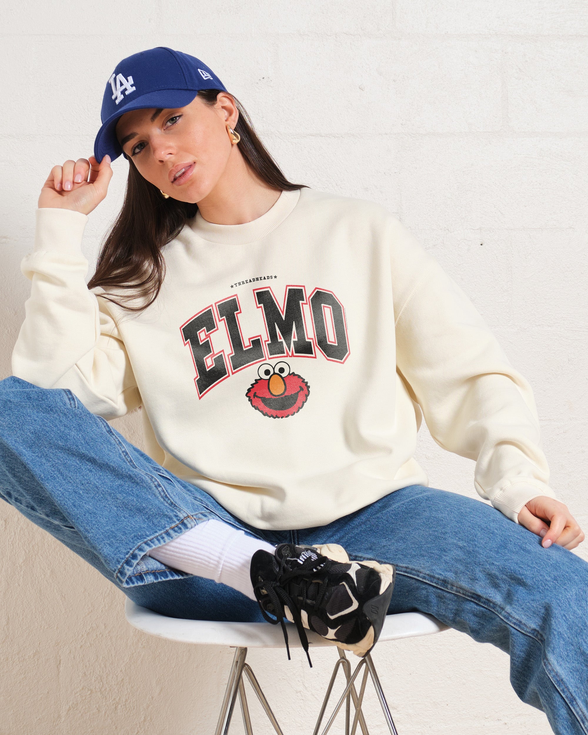 Elmo College Sweatshirt | Official Sesame Street Merch Australia
