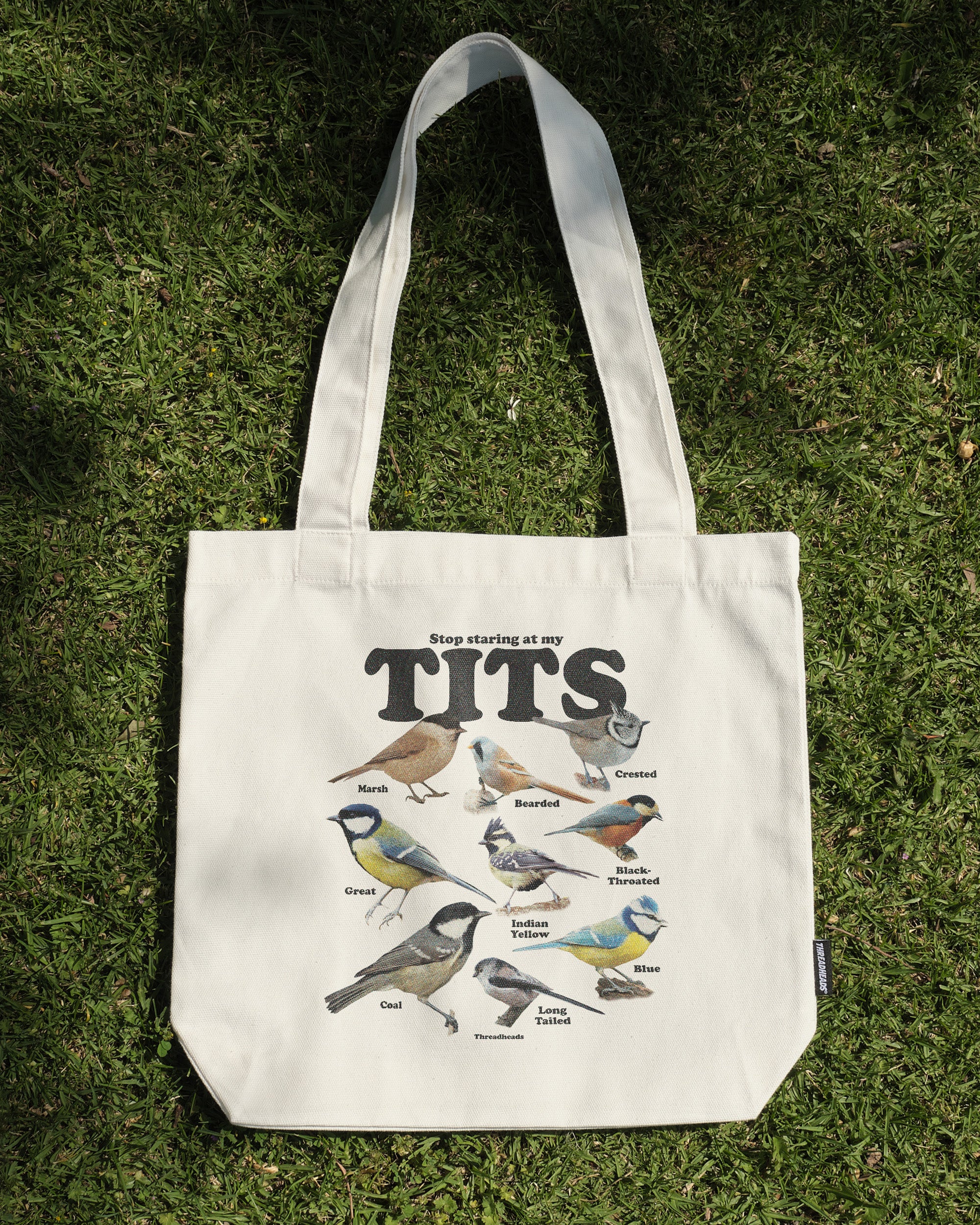 Stop Staring At My Tits Tote Bag | Funny Graphic Tote Bag Australia