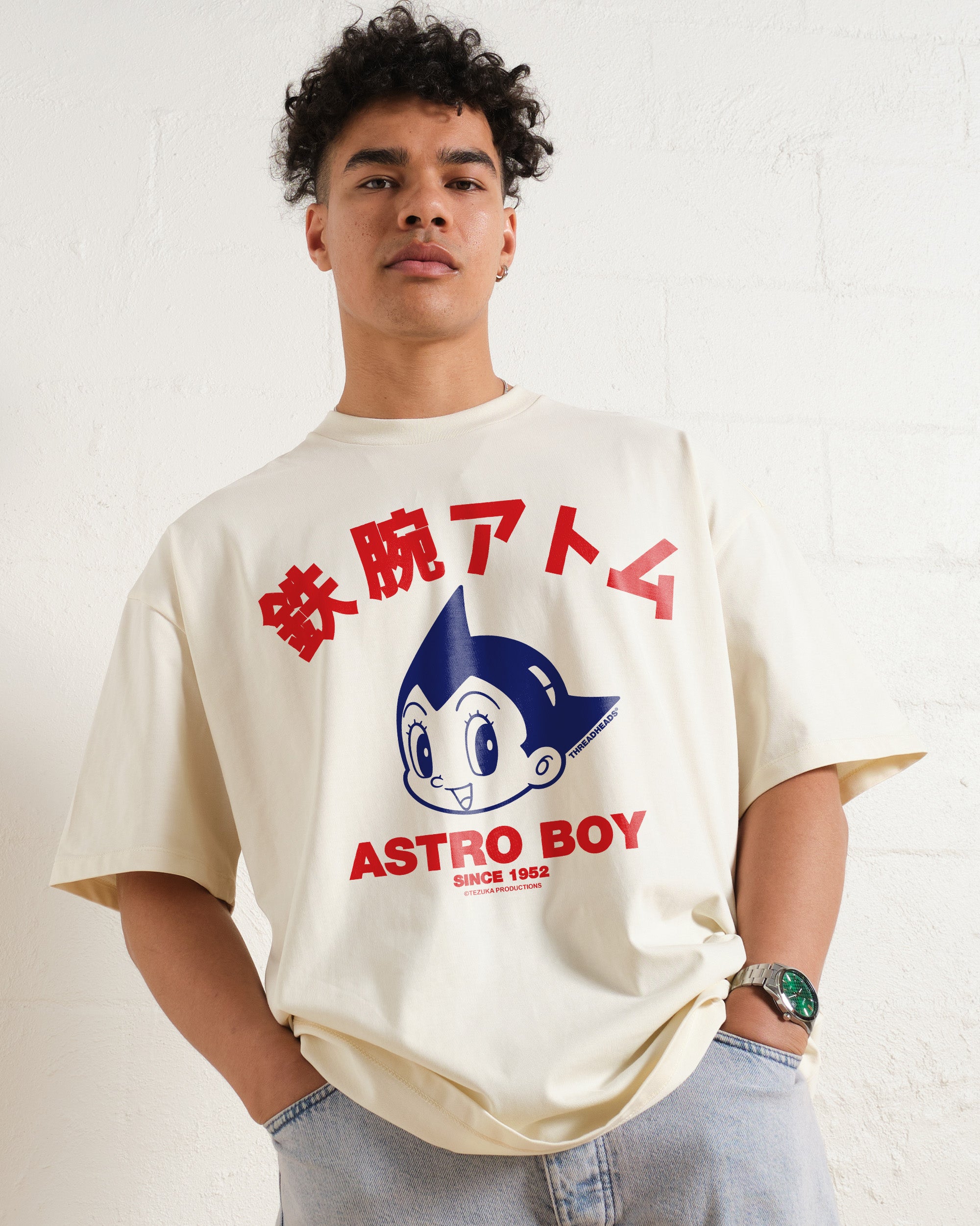 Astro Boy Face Oversized Tee | Vintage Heavy Oversized Tee Australia