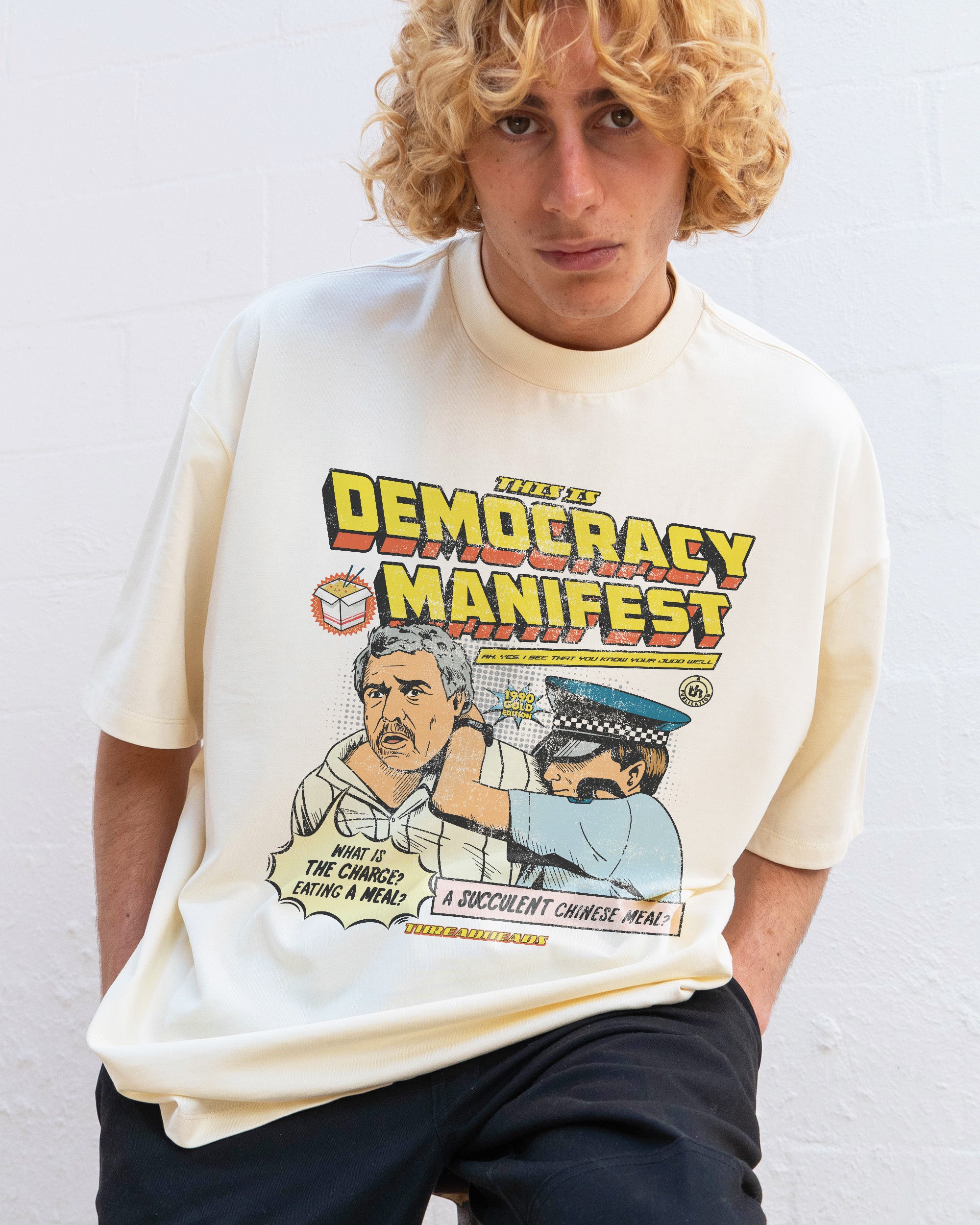 This is Democracy Manifest Oversized Tee | Vintage Heavy Oversized Tee ...