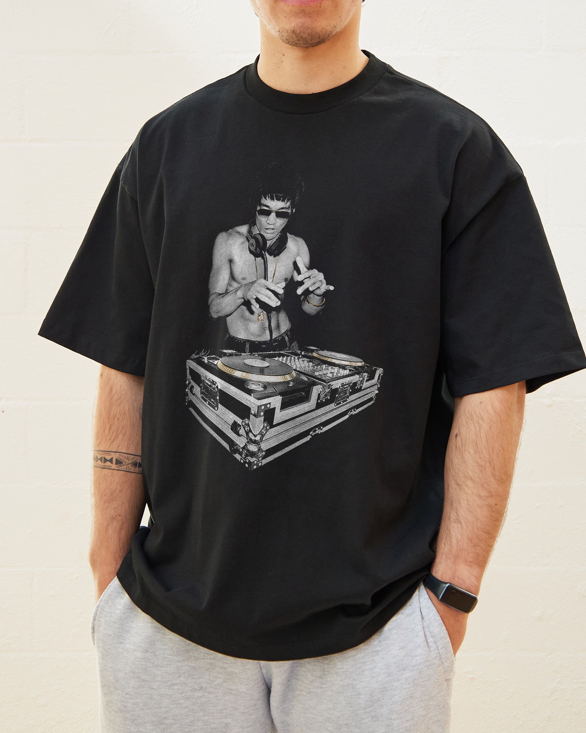 DJ Bruce Lee Oversized Tee | Official Bruce Lee Merch Australia