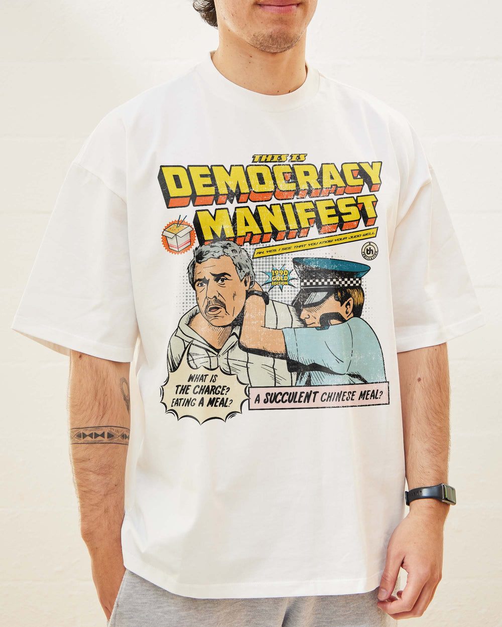 This is Democracy Manifest Oversized Tee | Vintage Heavy Oversized Tee ...