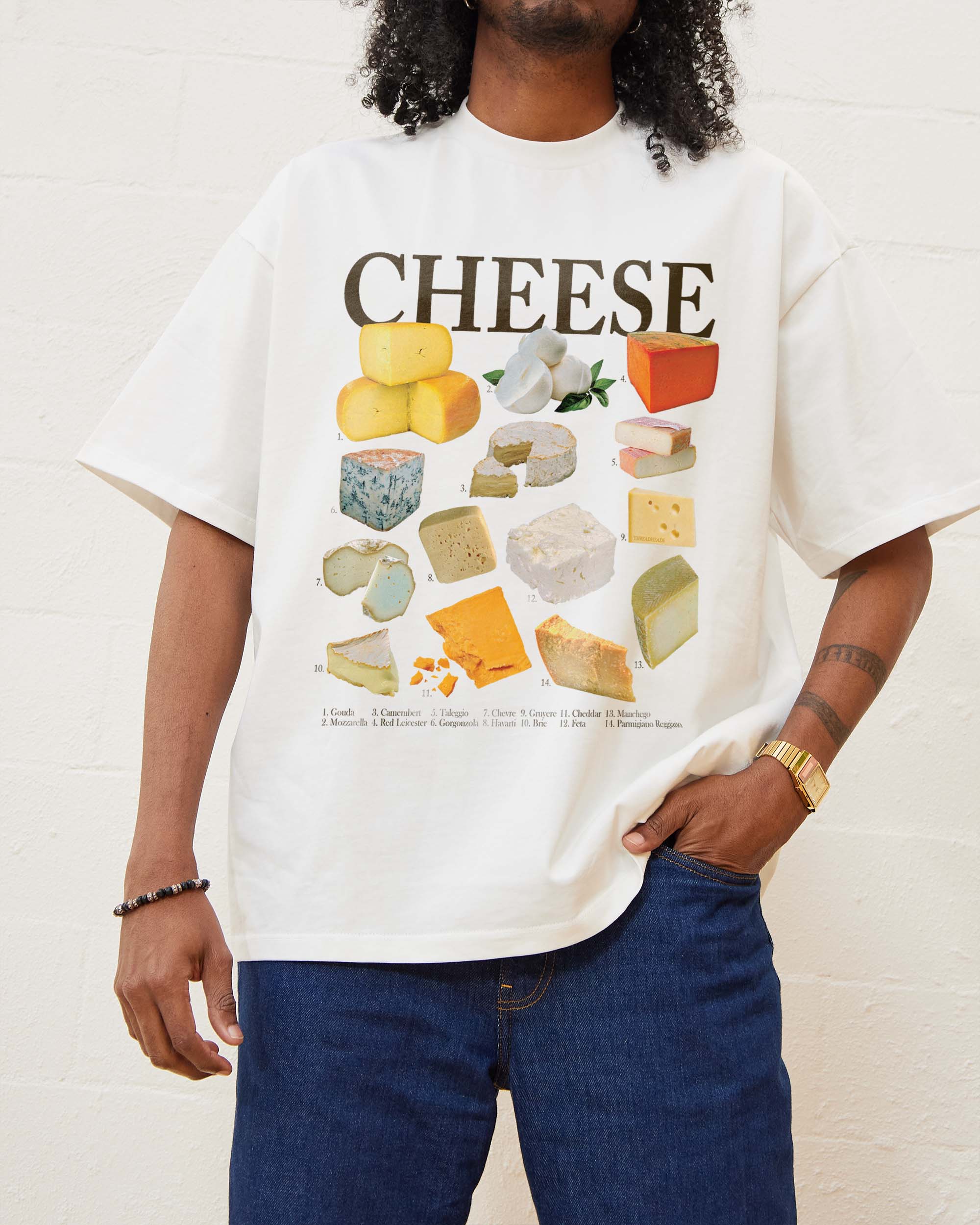 Cheese Homage Oversized Tee | Vintage Retro Oversized Tee Australia