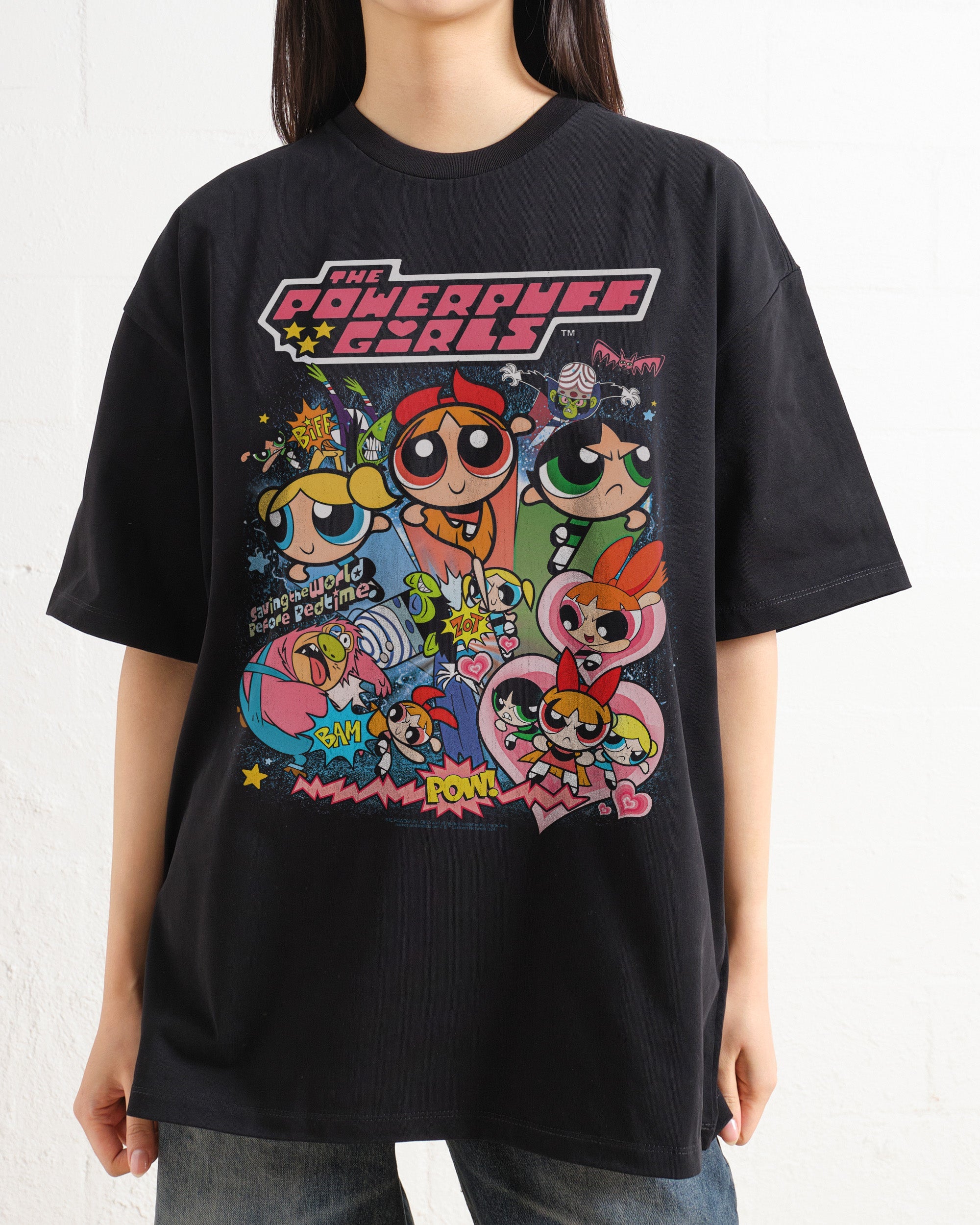 Powerpuff Girls Vintage Oversized Tee | Official The Powerpuff Girls ...