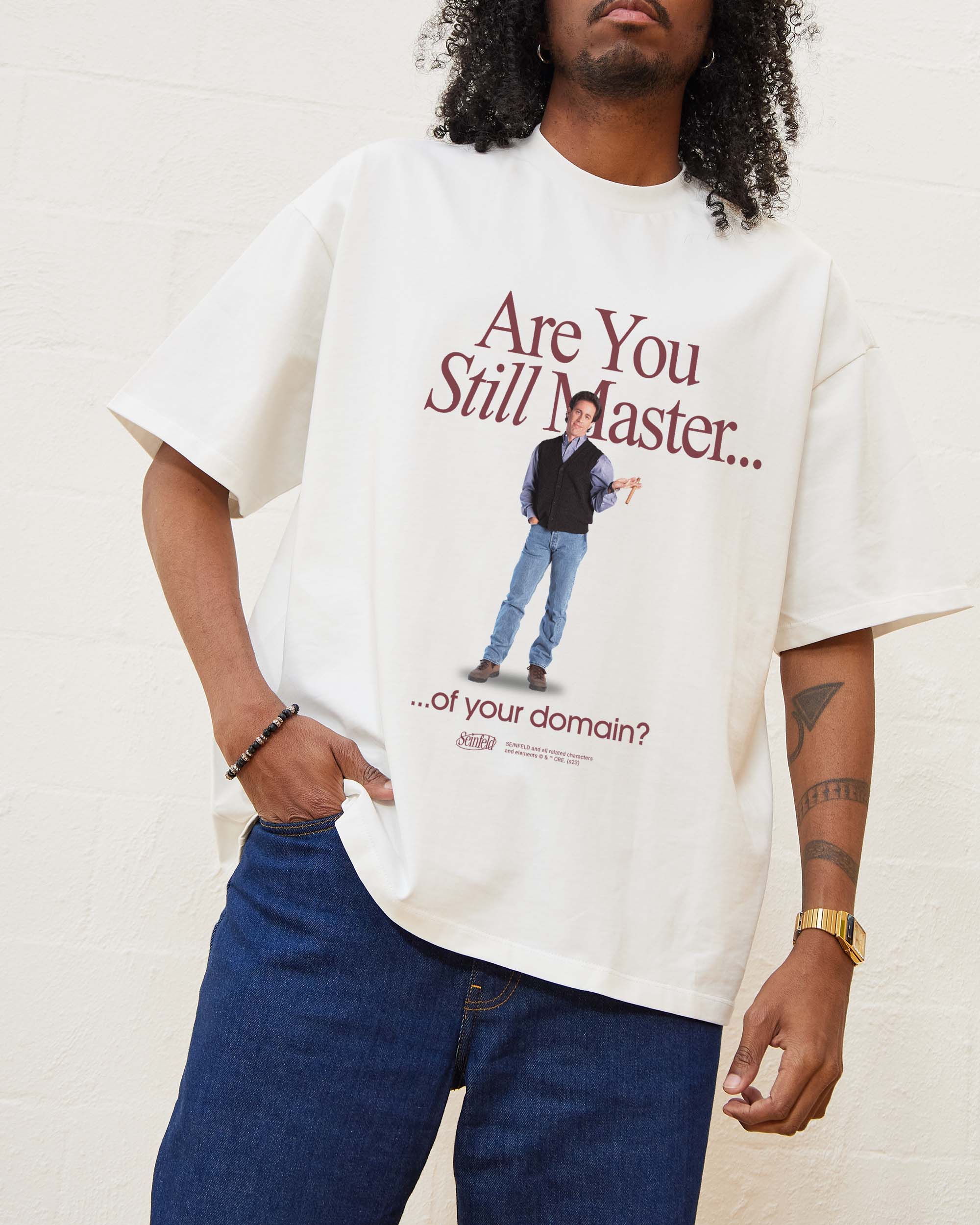Master Of Your Domain Oversized Tee | Official Seinfeld Merch Australia