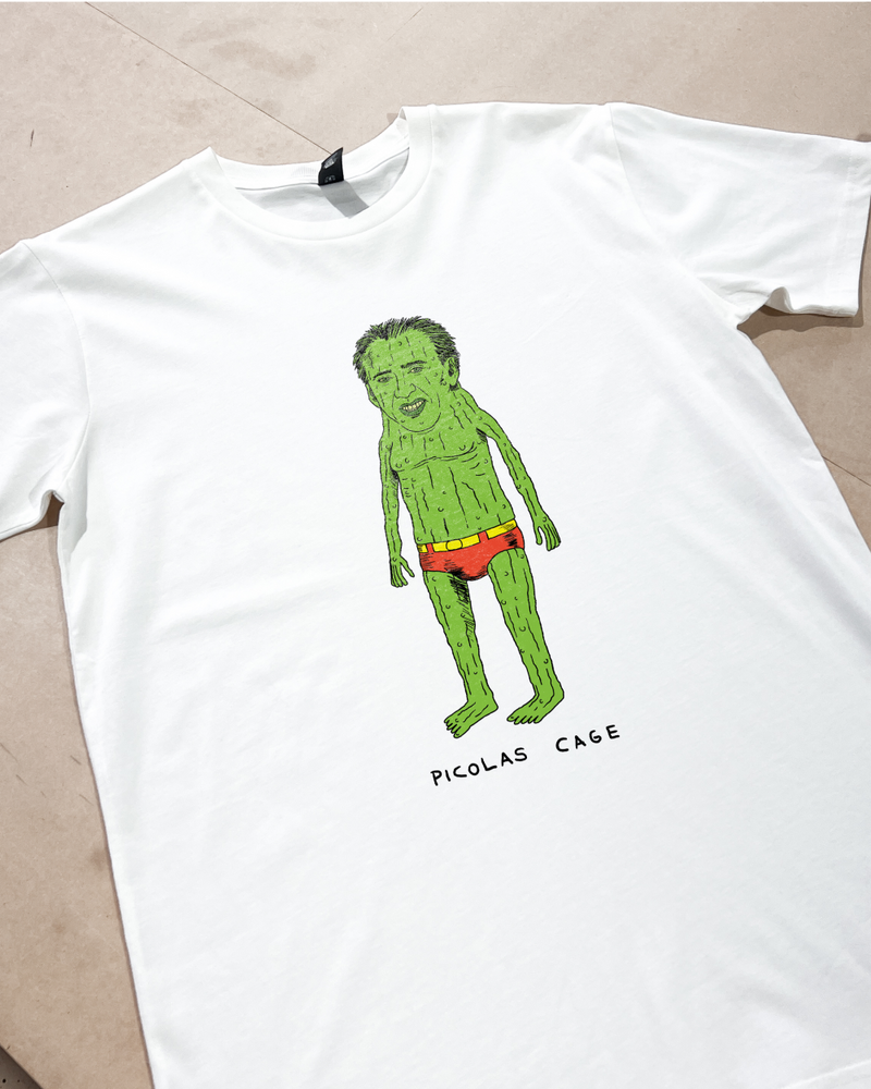 Picolas Cage T-Shirt | Funny T-Shirt Australia | Threadheads