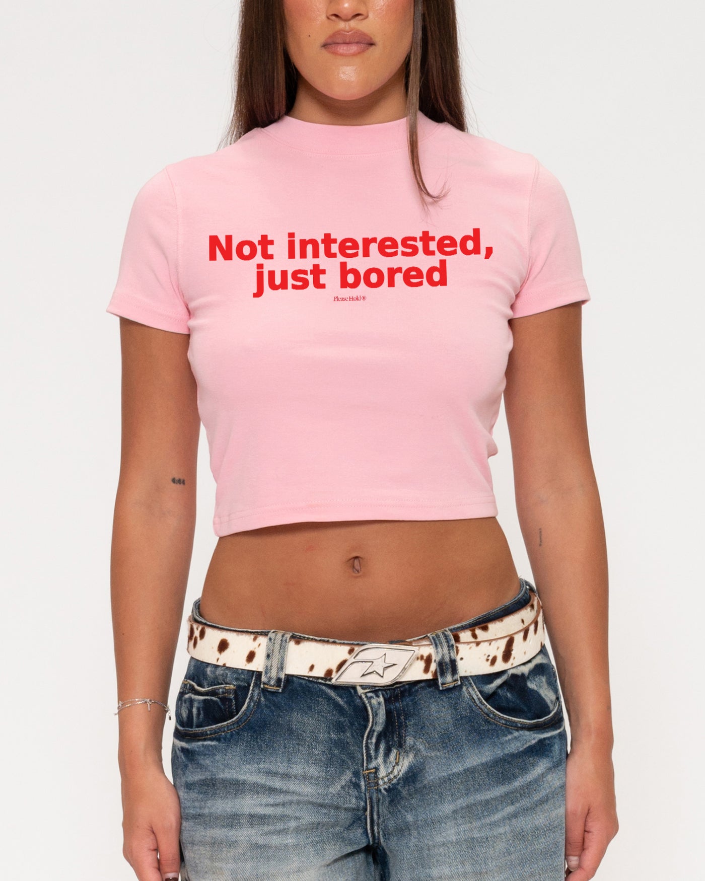 Not Interested, Just Bored Baby Tee | Threadheads Australia