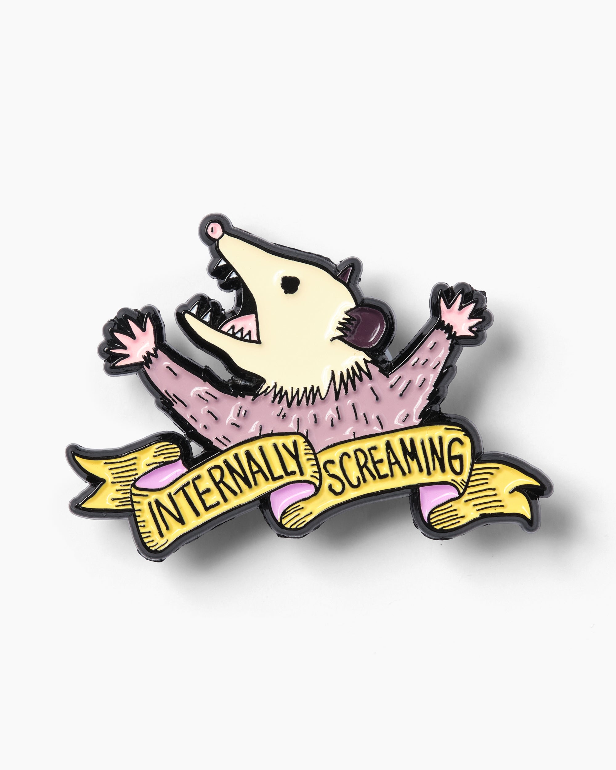 Internally Screaming Pin | Funny Enamel Pin Australia