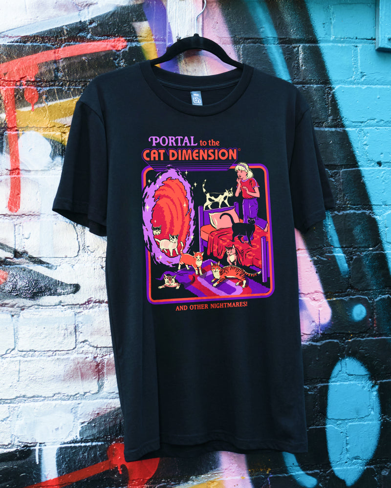 The Cat Dimension T-Shirt | Official Steven Rhodes Merch Australia ...