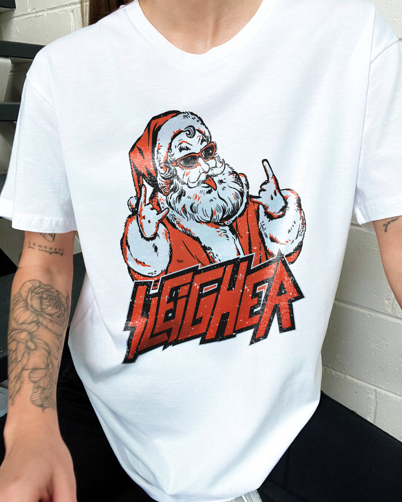 Santa Sleigher T-Shirt | Funny Christmas T-Shirt Australia