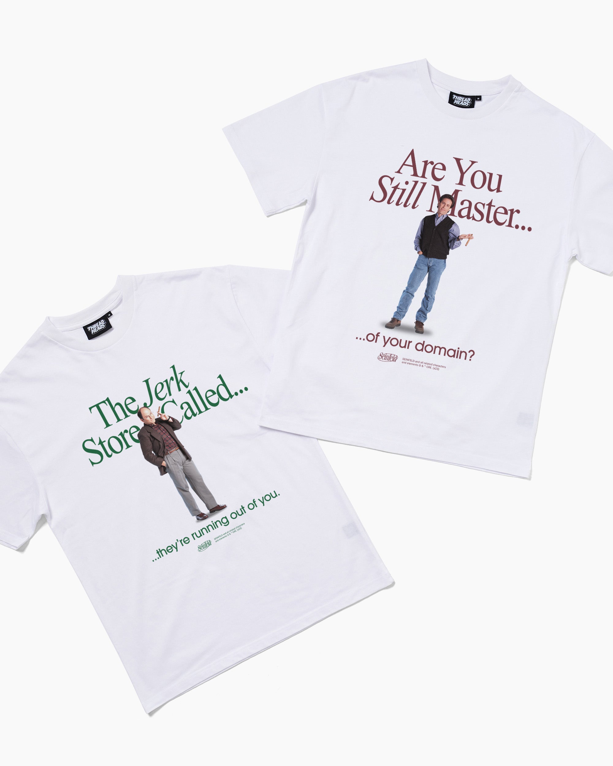 George and Jerry 2 Tee Bundle | Official Seinfeld Merch Australia