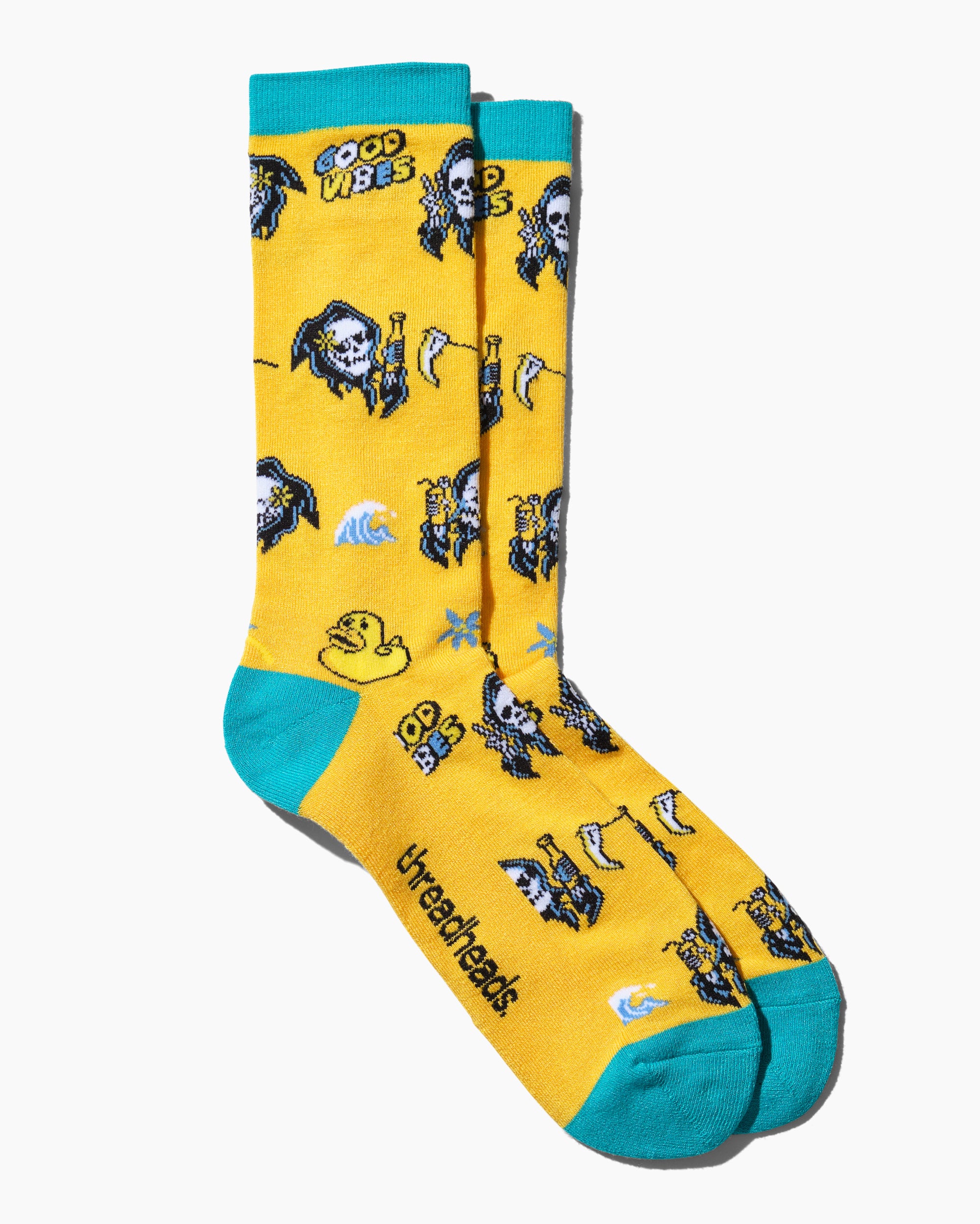 Rubber Ducky and The Reaper Socks | Funny Socks | Threadheads Exclusive Australia