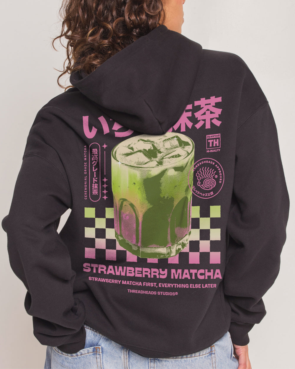 Strawberry Matcha Hoodie | Graphic Hoodie Australia