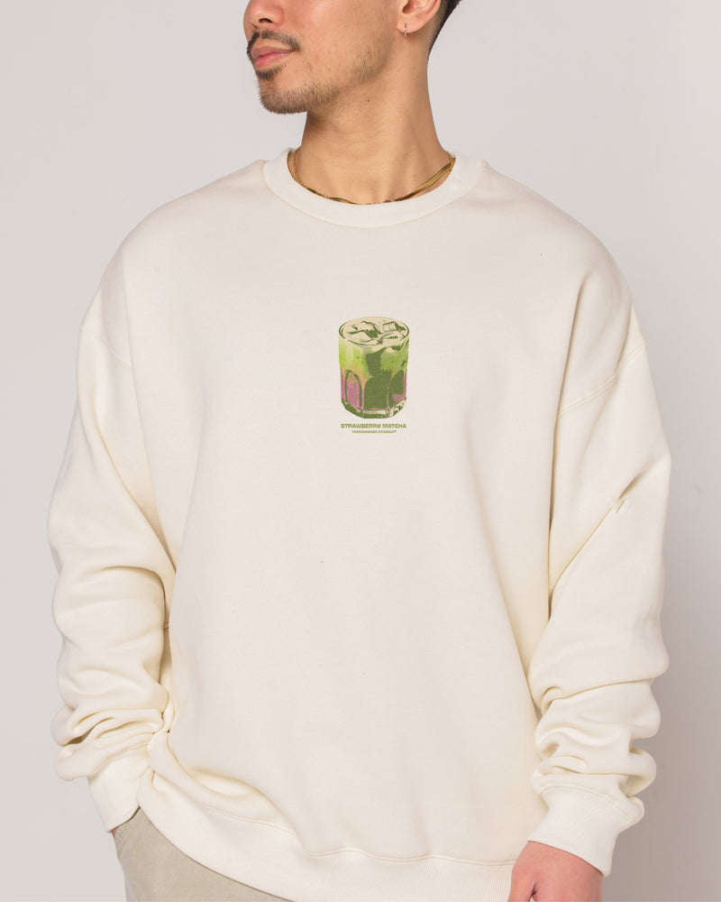 Strawberry Matcha Sweatshirt | Graphic Sweatshirt Australia