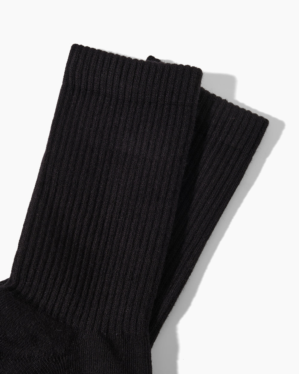 Plain Black Socks | Premium Crew Socks Threadheads Australia