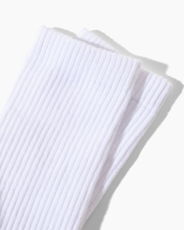 Plain White Socks | Premium Crew Socks Threadheads Australia