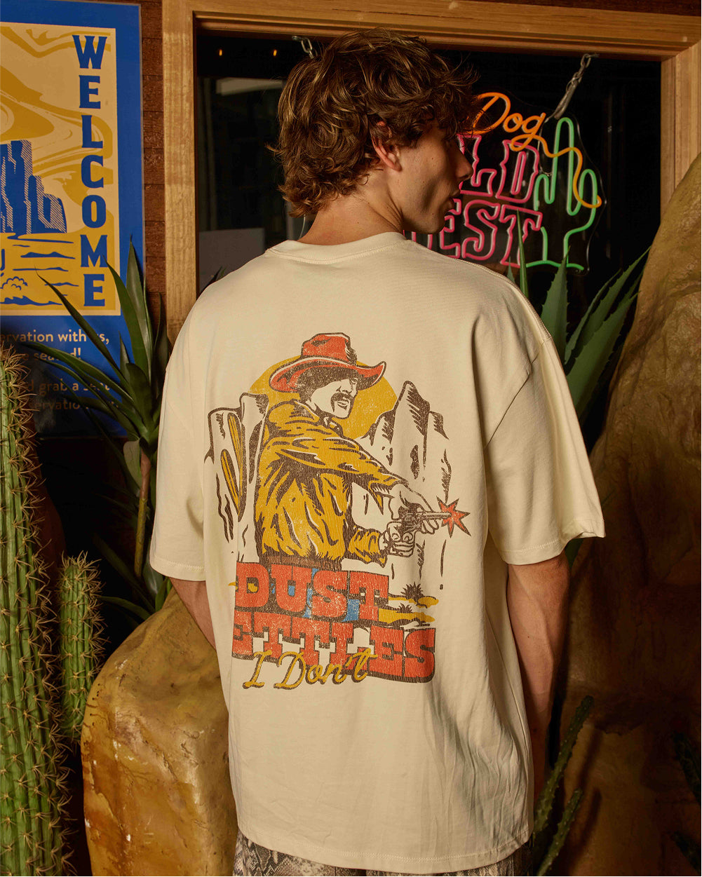 Dust Settles Oversized Tee | Graphic Oversized Tee Australia