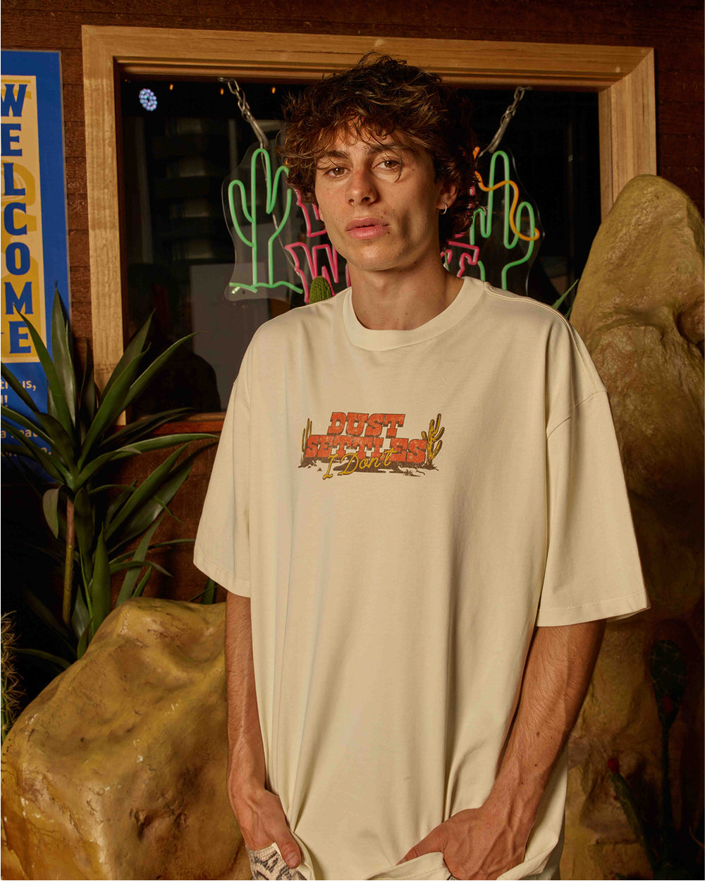 Dust Settles Oversized Tee | Graphic Oversized Tee Australia