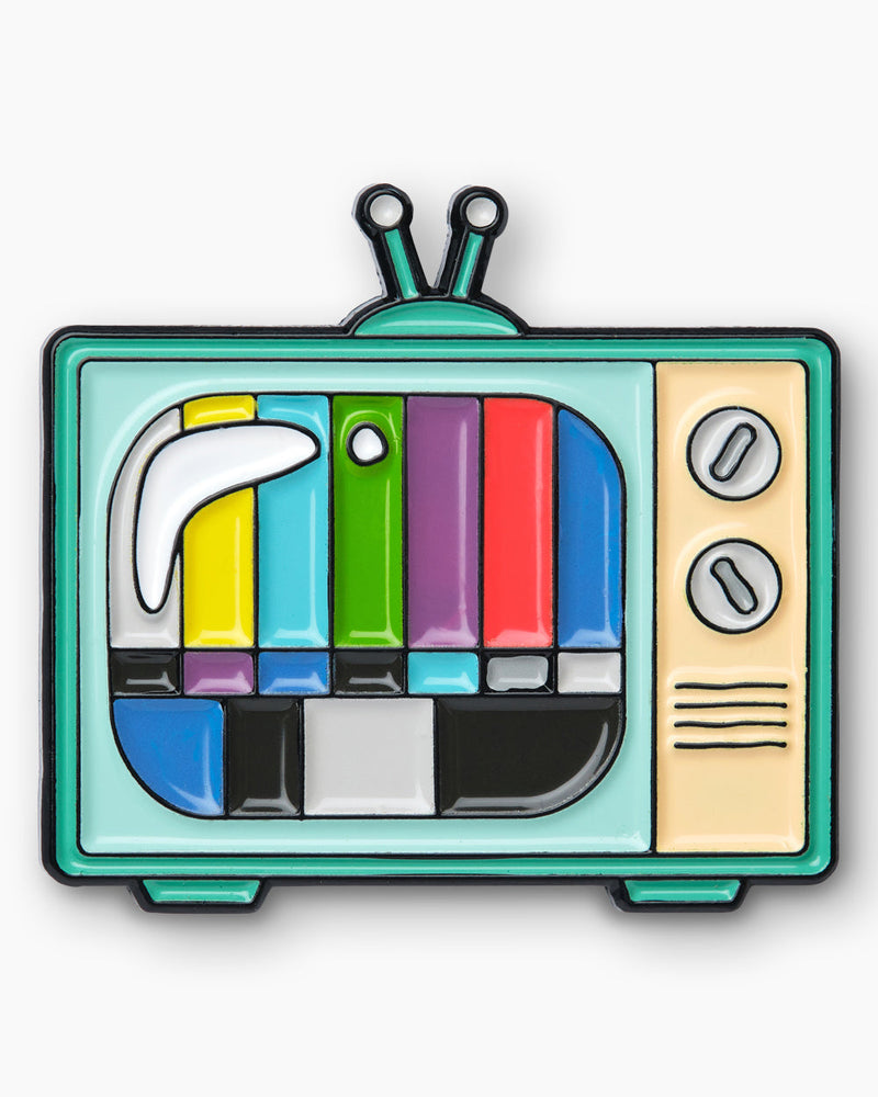 Test Pattern TV Enamel Pin | Threadheads Exclusive Australia
