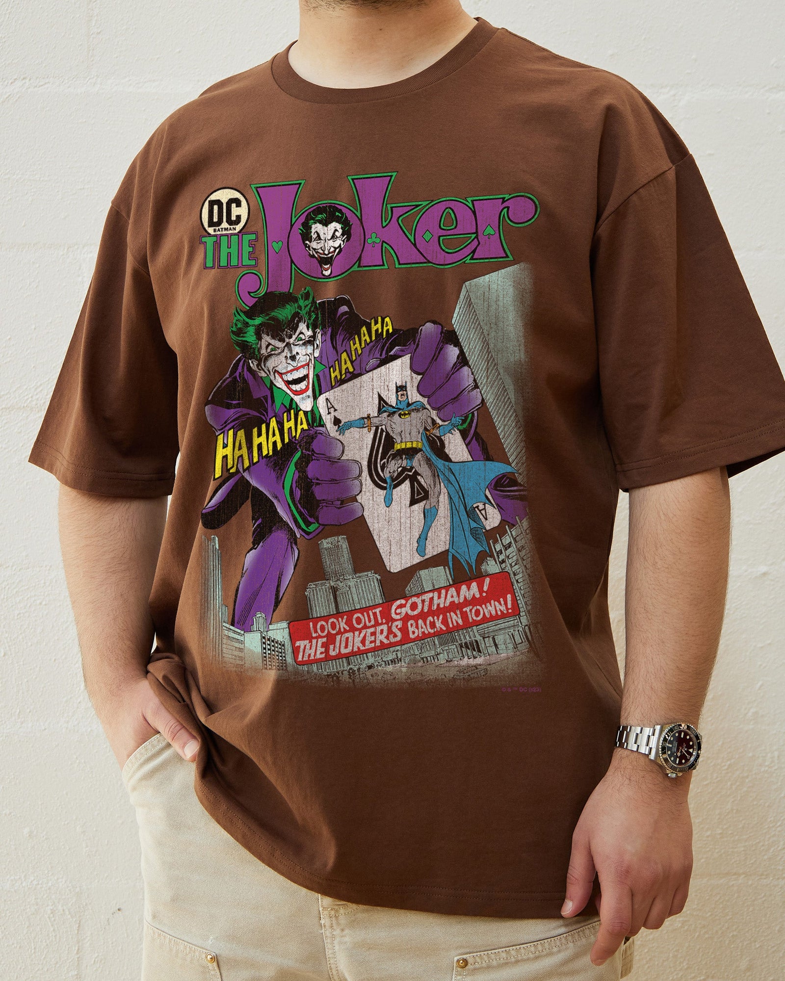 The Joker's Back In Town T-Shirt | Official DC Merch Australia