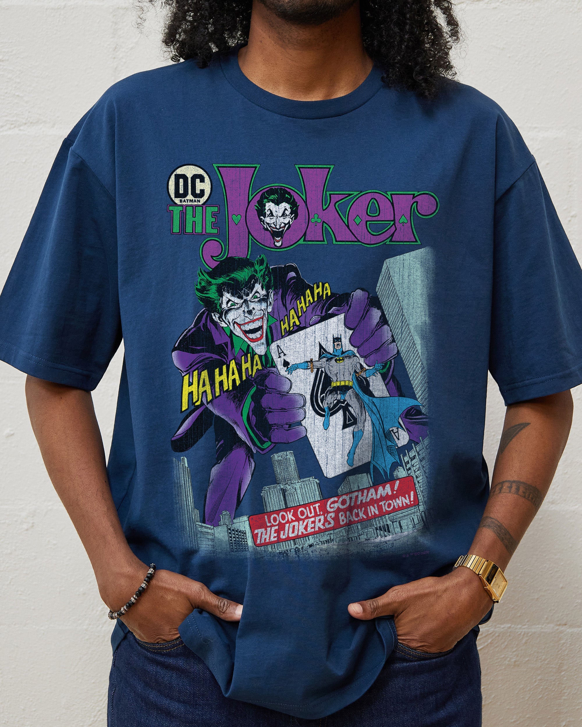 The Joker's Back In Town T-Shirt | Official DC Merch Australia
