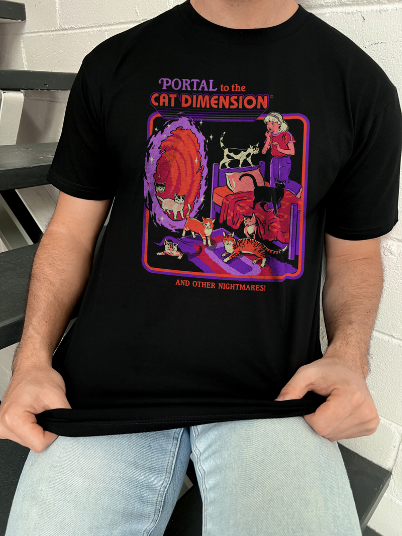 The Cat Dimension T-Shirt | Official Steven Rhodes Merch Australia