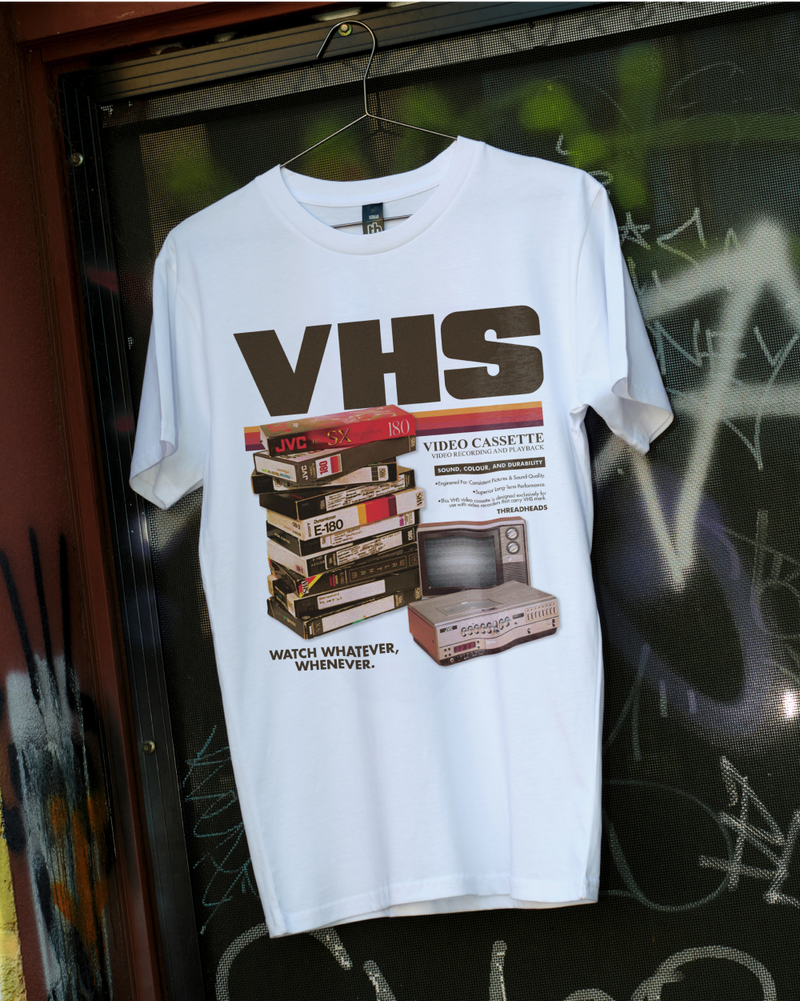 Vintage VHS Tapes T-Shirt | Retro T-Shirt Australia