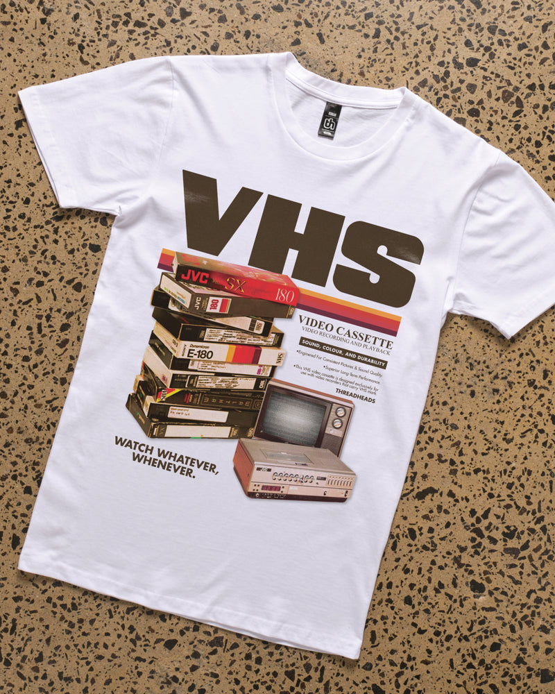 Vintage VHS Tapes T-Shirt | Retro T-Shirt Australia