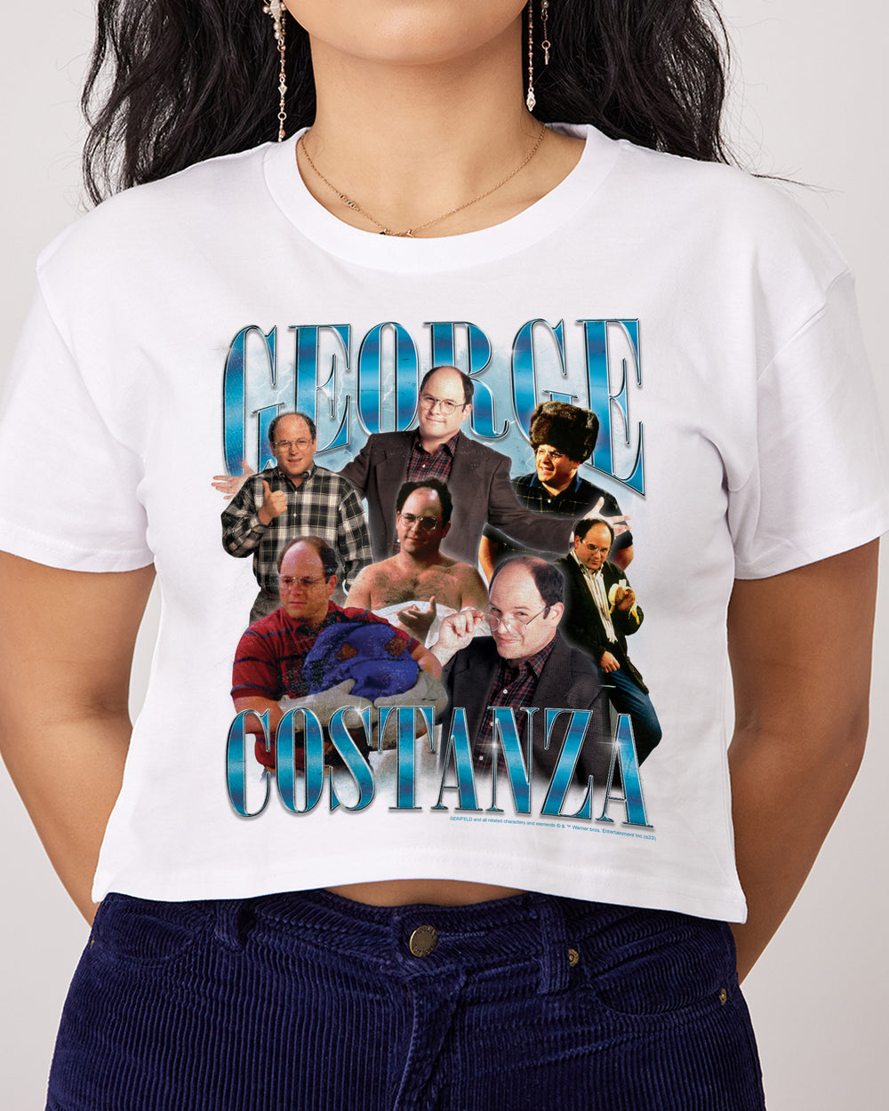 Vintage George Crop Tee | Official Seinfeld Merch Australia