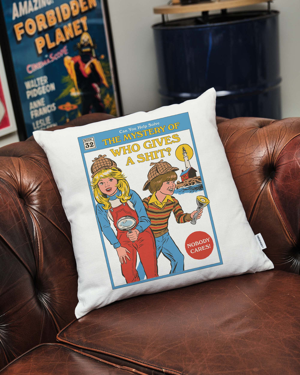 The Mystery of Who Gives a Sh-t Cushion | Designed by Steven Rhodes ...