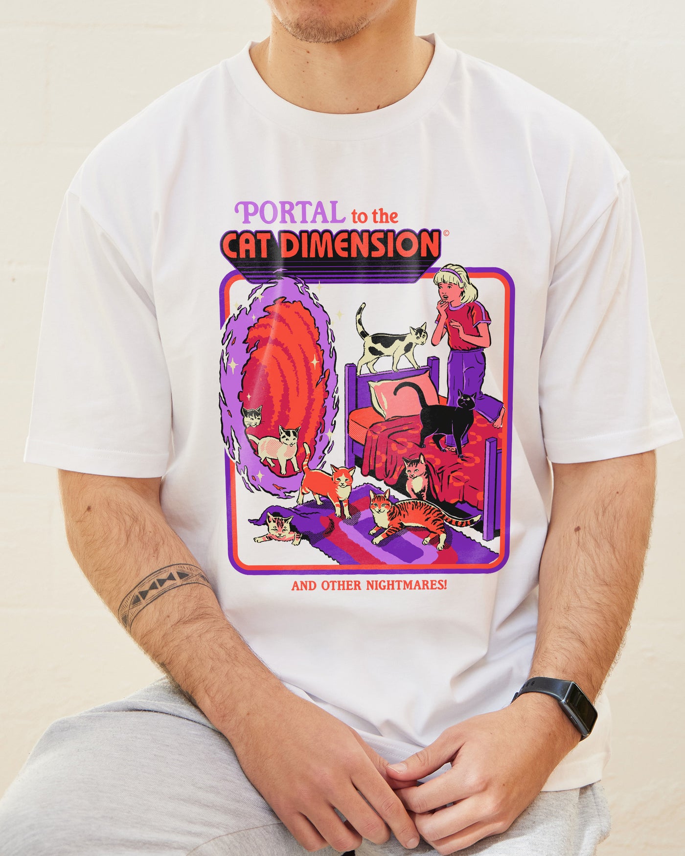 The Cat Dimension T-Shirt | Official Steven Rhodes Merch Australia