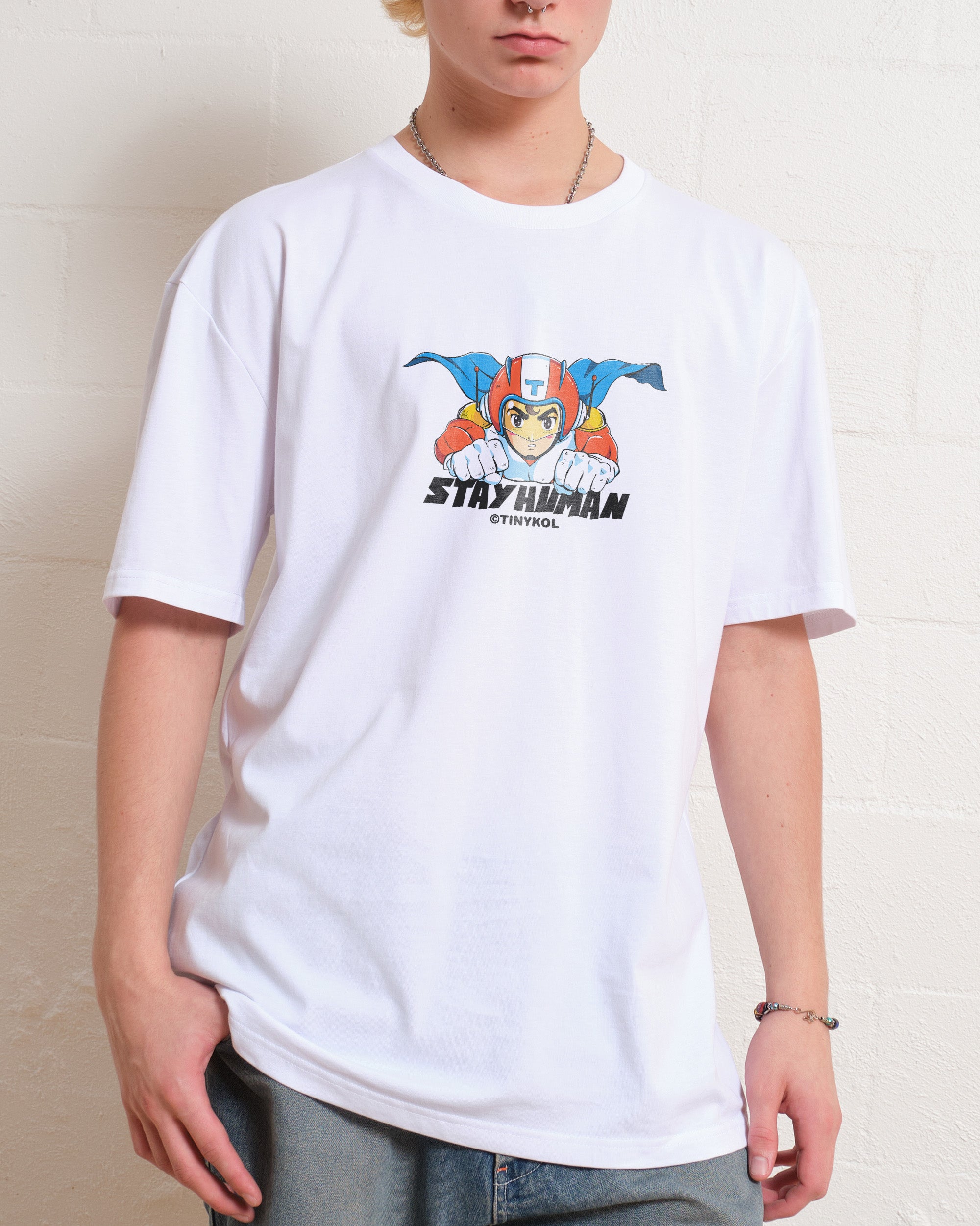Hector - Stay Human T-Shirt | Designed by TINYKOL Australia