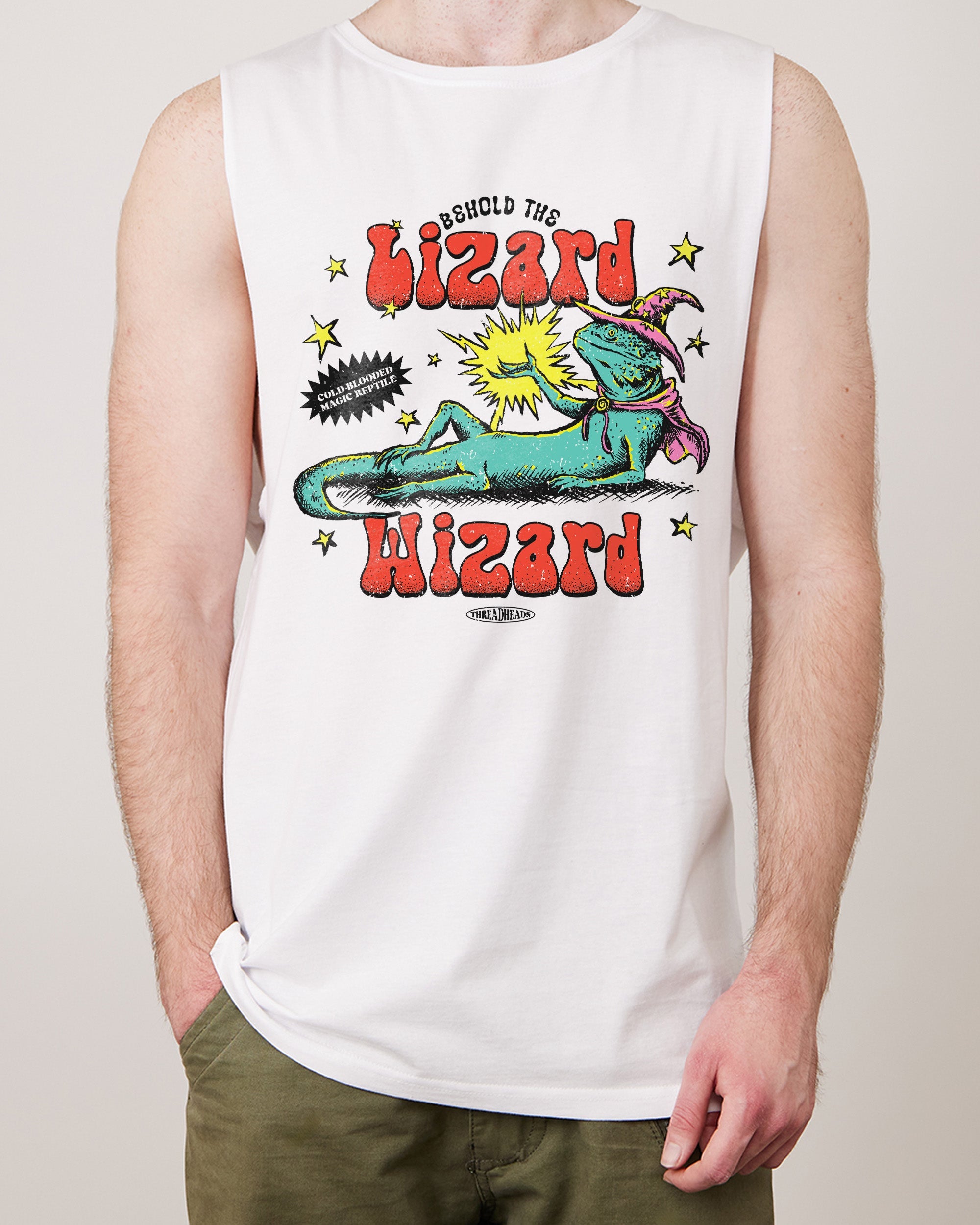 Lizard Wizard Tank | Graphic Tank Australia