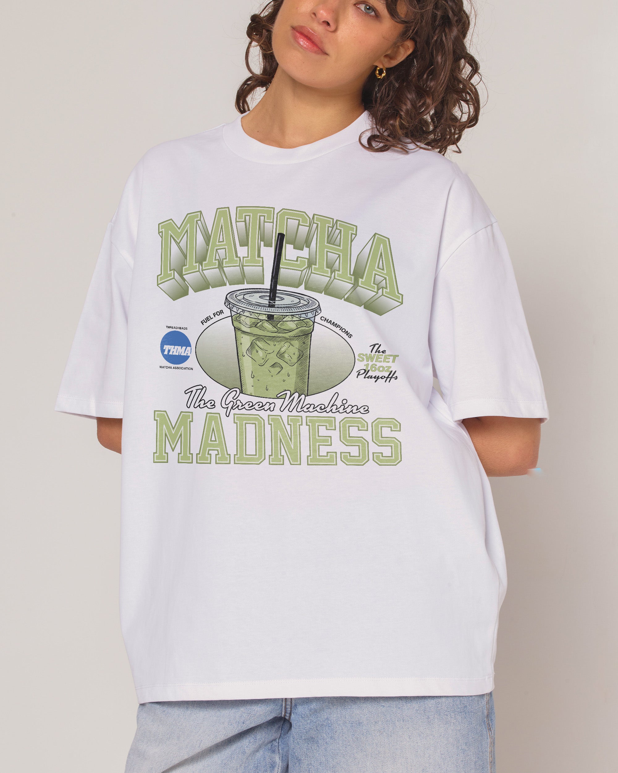 Matcha Madness Oversized Tee | Threadheads Australia