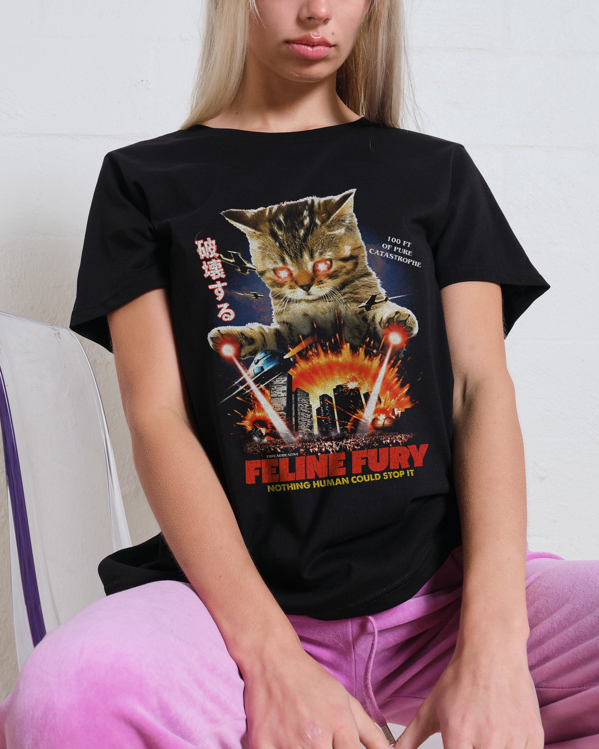Feline Fury Women's Tee | Funny Women's Tee Australia