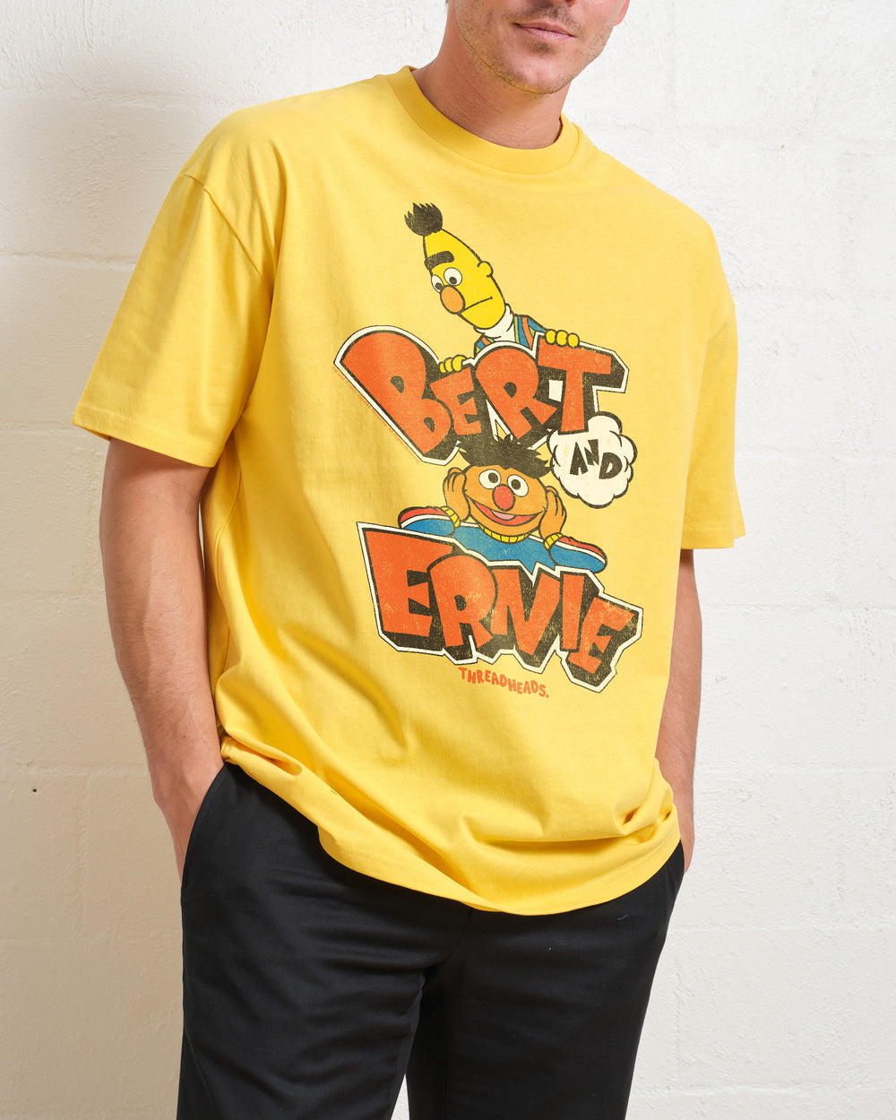 Retro Bert And Ernie T-Shirt | Official Sesame Street Merch Australia