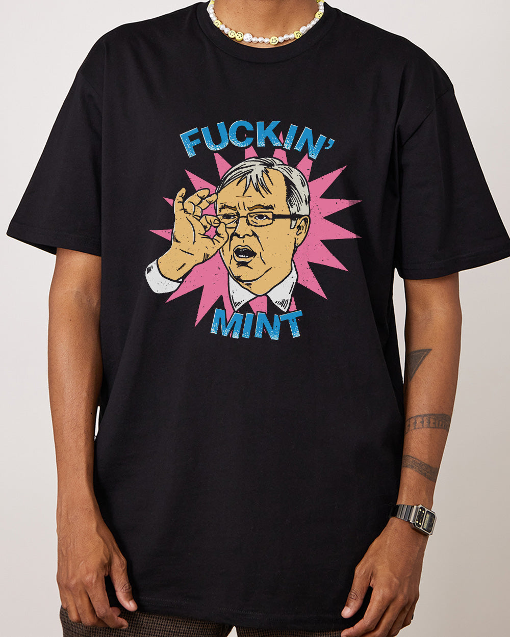 Kevin Rudd Mint T-Shirt | Funny Aussie T-Shirt Australia
