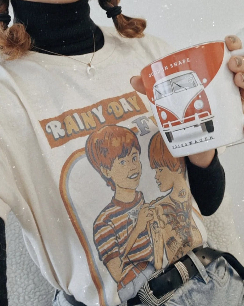 Rainy Day Fun T-Shirt | Designed by Steven Rhodes Australia