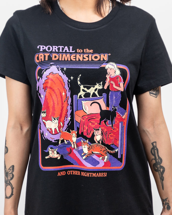The Cat Dimension T-Shirt | Official Steven Rhodes Merch Australia ...