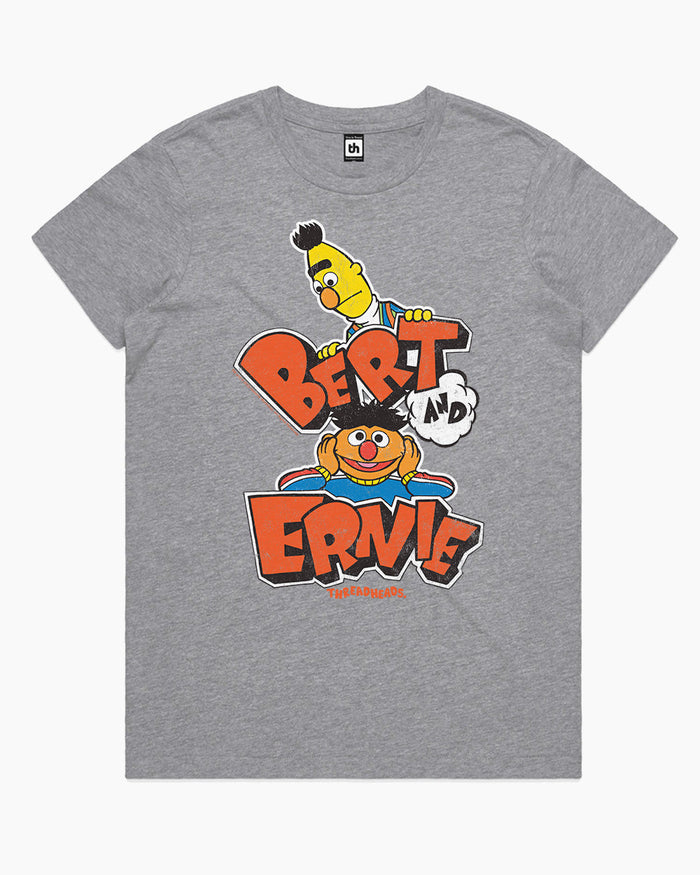 Retro Bert And Ernie T-Shirt | Official Sesame Street Merch Australia ...