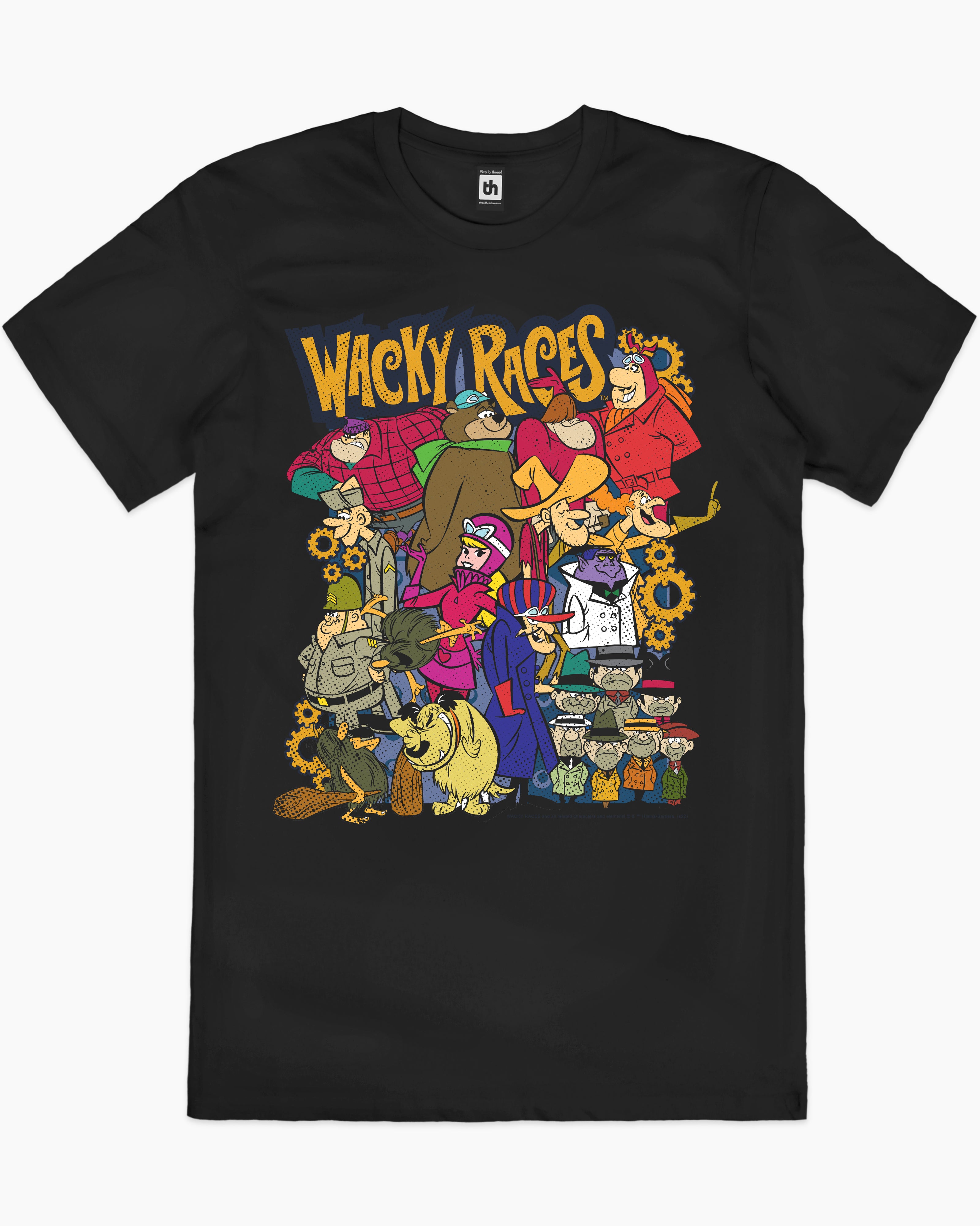 Wacky Races Collage T-Shirt | Official Wacky Races Merch Australia ...