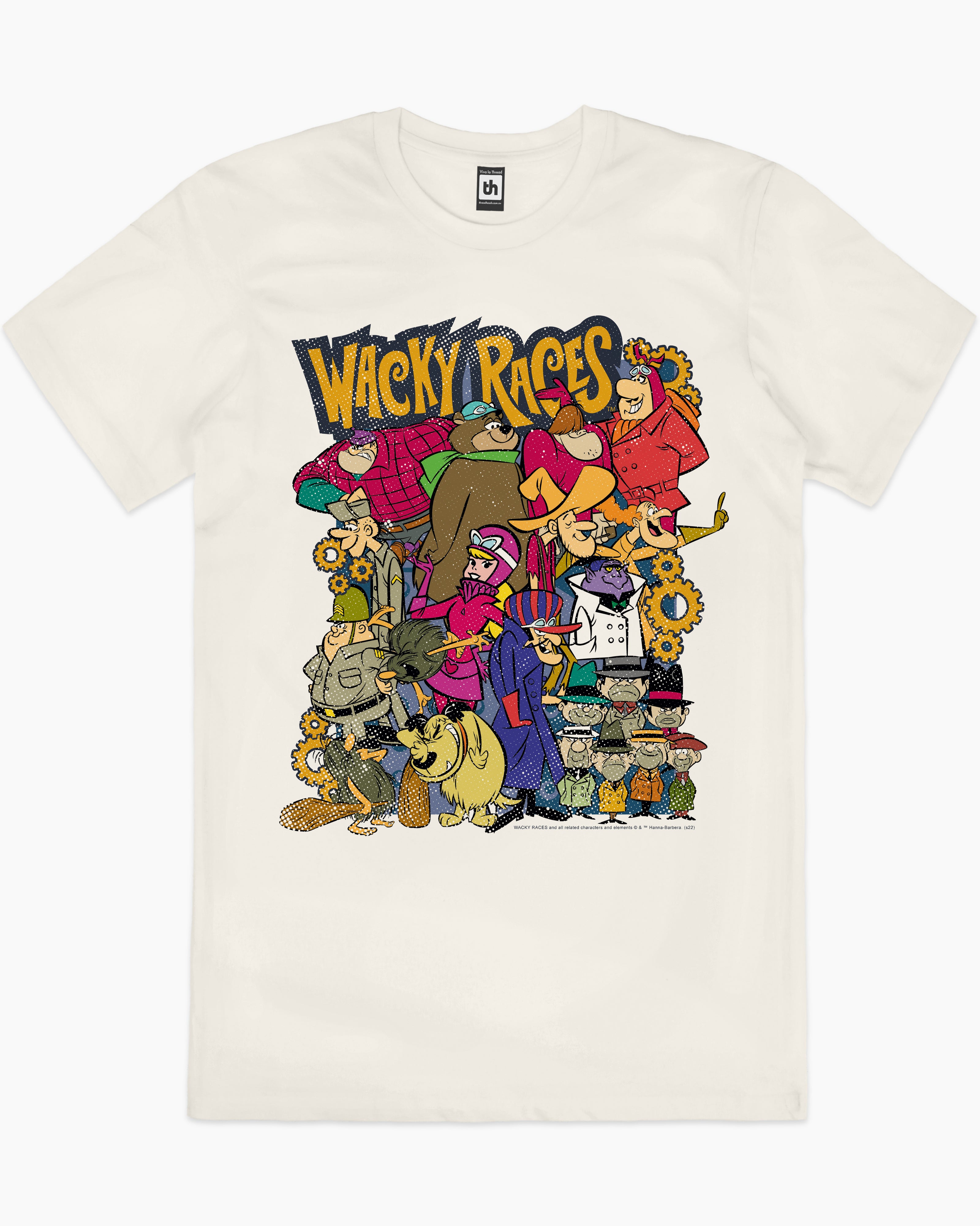 Wacky Races Collage T-Shirt | Official Wacky Races Merch Australia ...
