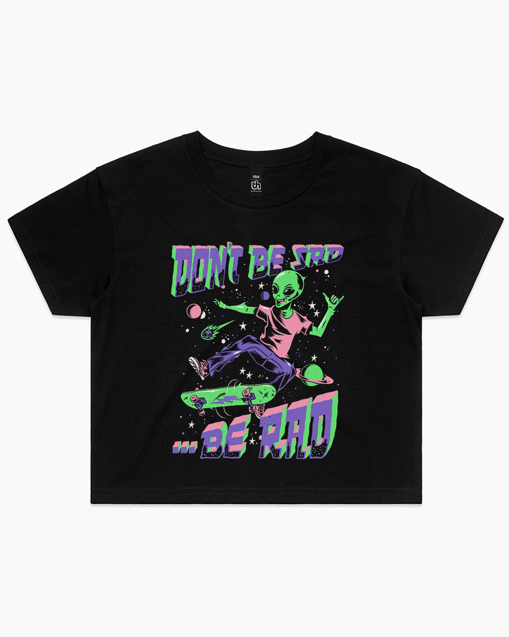 Be Rad Crop Tee | Graphic Crop Tee Australia