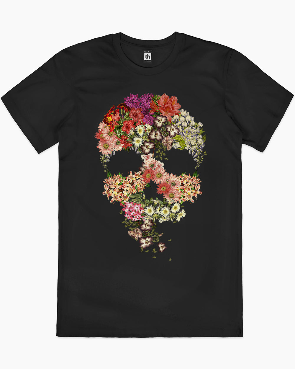 Skull Floral Decay T-Shirt | Dark & Alt Clothing Australia