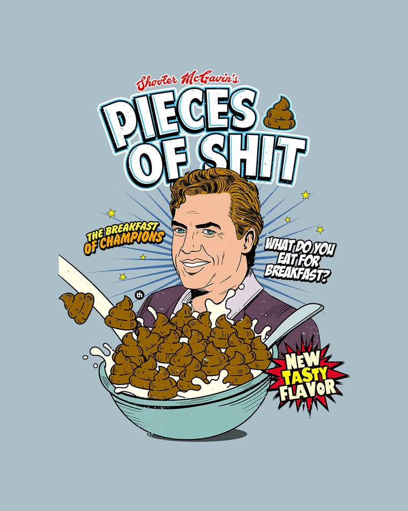 Pieces of Shit Cereal T-Shirt | Funny Shirt | Threadheads Exclusive