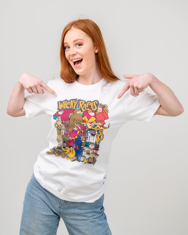 Wacky Races Collage T-Shirt | Official Wacky Races Merch Australia